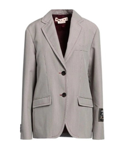 Marni A Checkered Suit Jacket