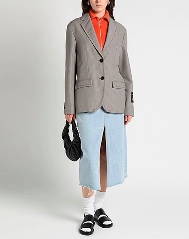 Marni A Checkered Suit Jacket
