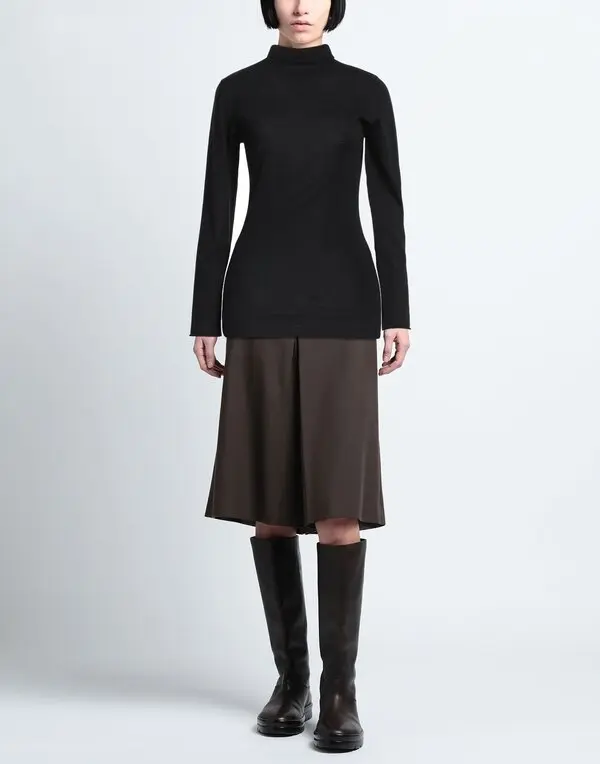 Marni Solid Color Wool Turtleneck Knit Sweater