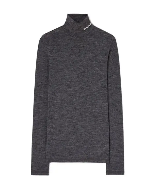JIL SANDER Roll Neck Straight Hem Jumper