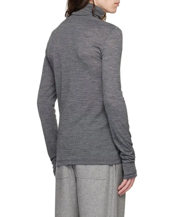 JIL SANDER Roll Neck Straight Hem Jumper