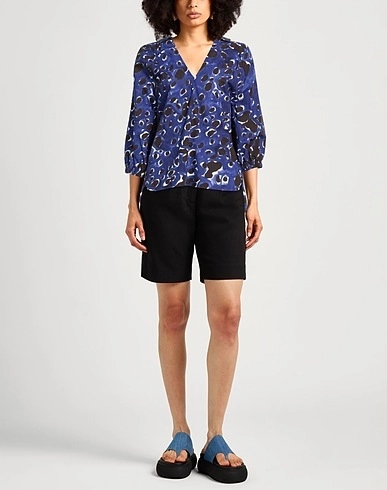 Marni Printed V-neck Top