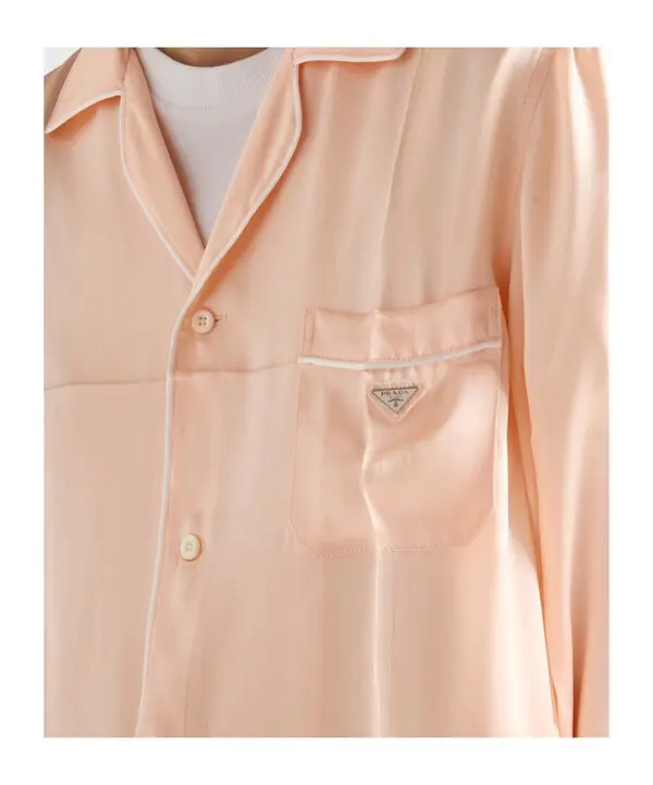 Prada Vintage-look Satin Pajamas