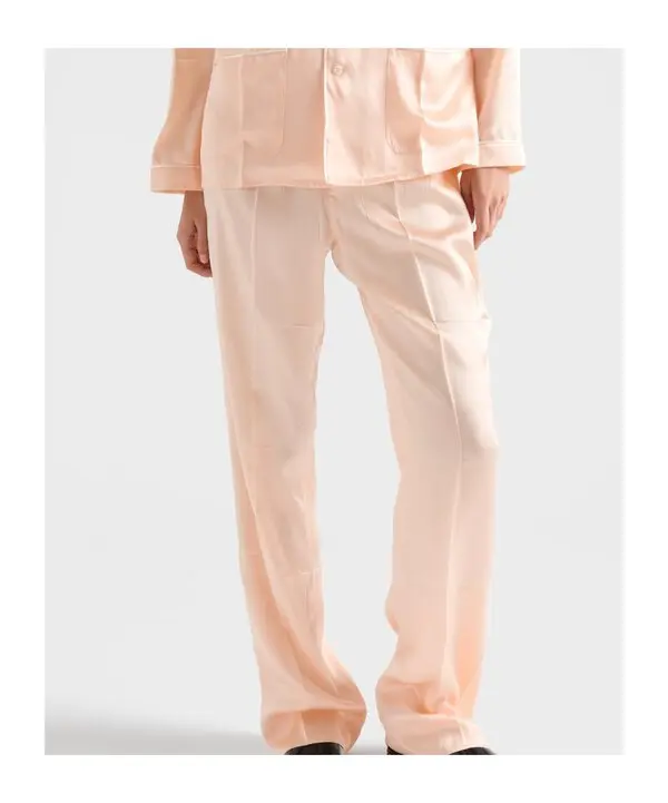Prada Vintage-look Satin Pajamas