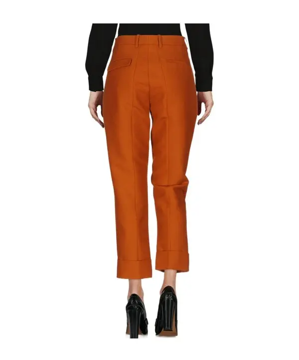 Marni Woven Trousers With Folded Hem