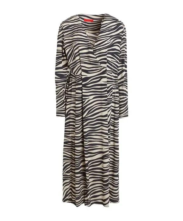 MAXCO. Max&co. Zebra Print Midi Dress