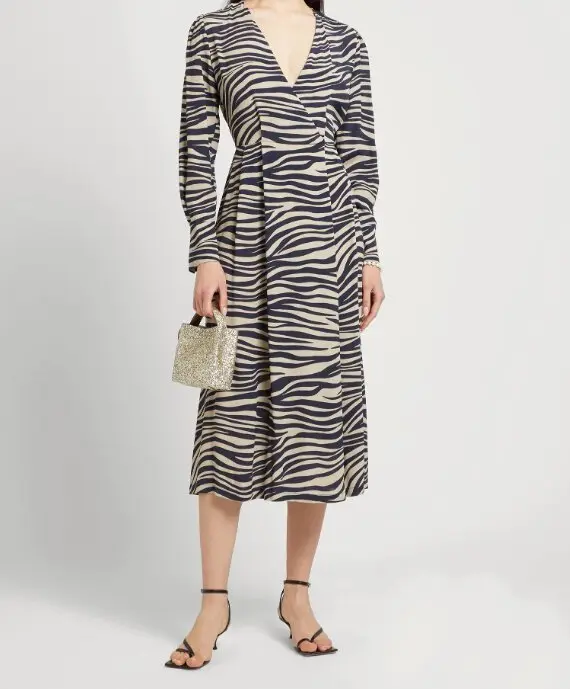 MAXCO. Max&co. Zebra Print Midi Dress