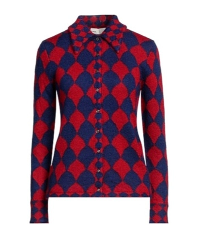 Tory Burch Geometric Knit Cardigan