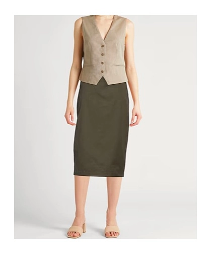 Max Mara Flared Midi Skirt