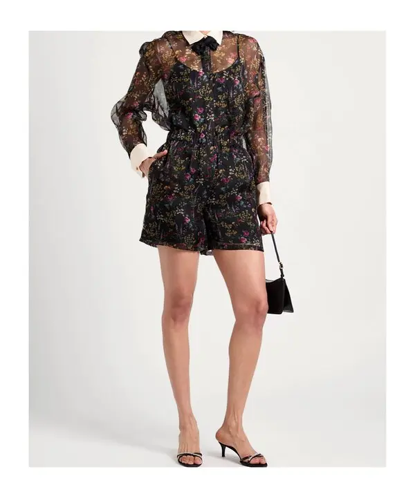Max Mara Floral Print Shorts