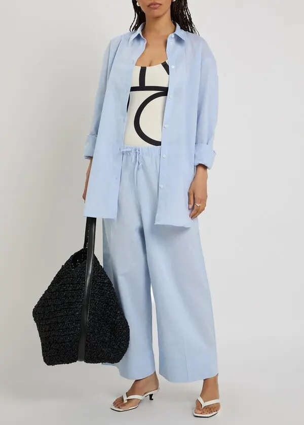 TOTEME Cotton And Linen-blend Shirt