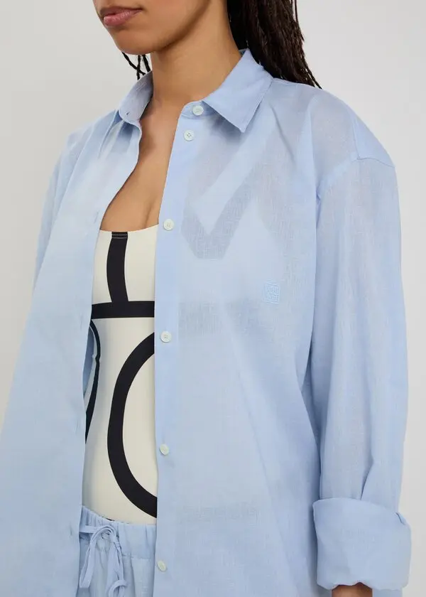 TOTEME Cotton And Linen-blend Shirt