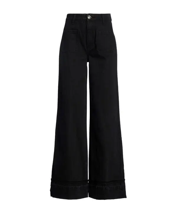 Rag & Bone Plain Colour Wide-leg Jeans