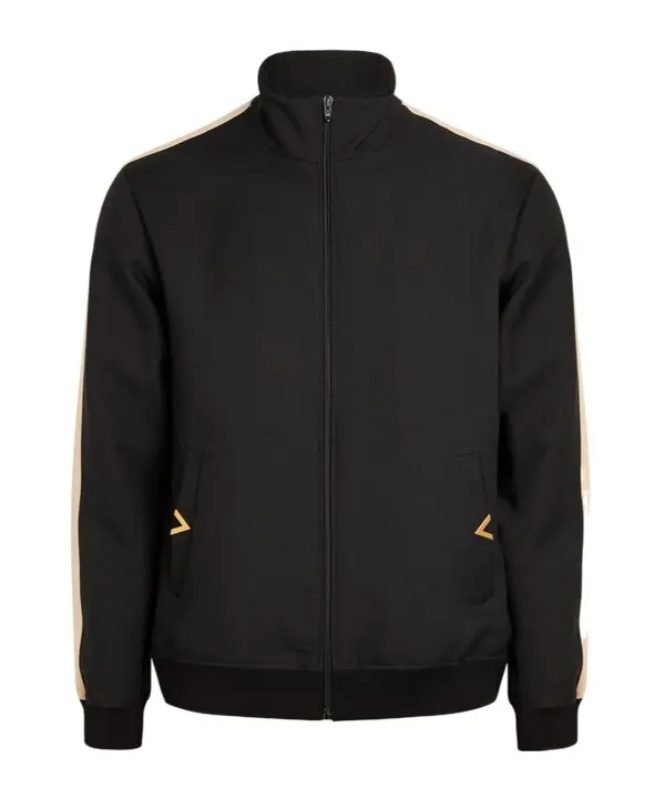 Valentino Garavani Jersey-twill Track Jacket With Contrasting Inserts