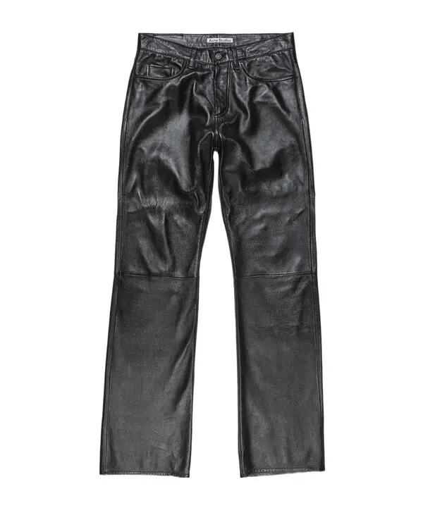 Acne Studios Leather Trousers