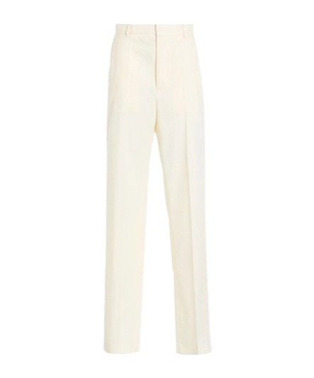 MAISON MARGIELA Solid-colored Straight-leg Pants
