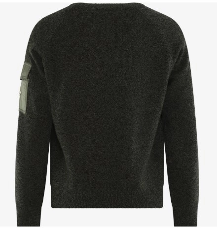 Moncler Logo Patch Crewneck Jumper