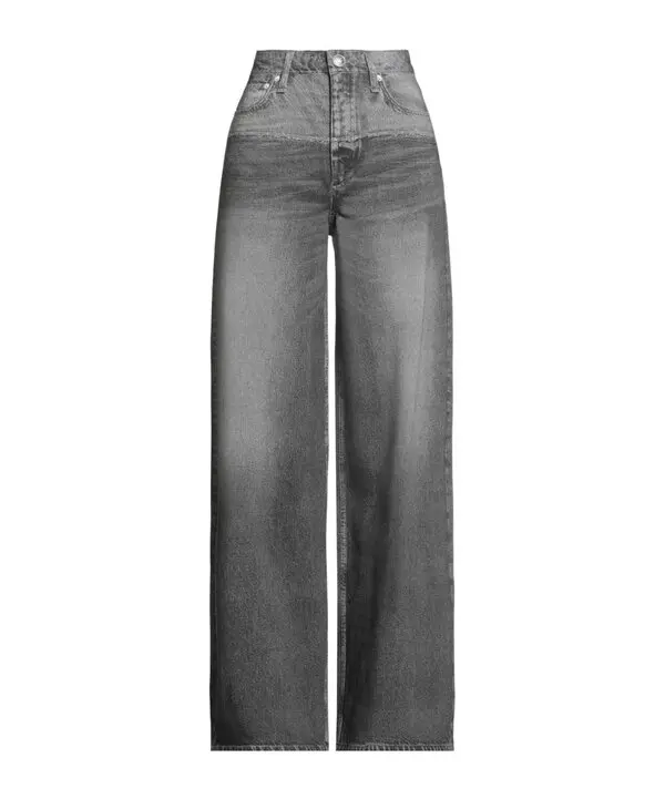 Rag & Bone Solid Color Loose Straight Leg Pants