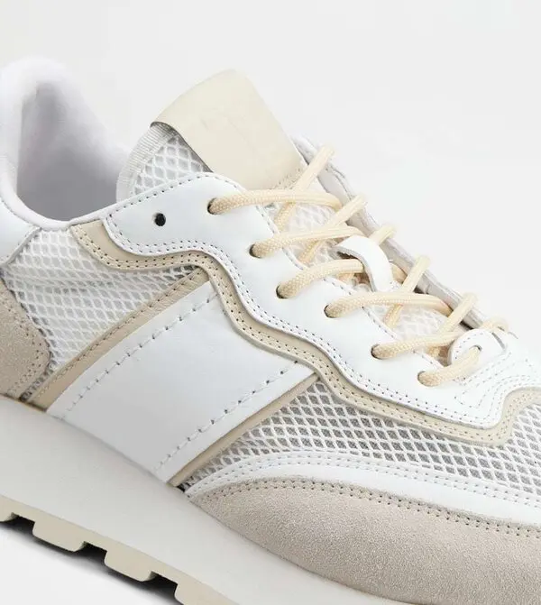 TOD'S Panelled Round Toe Sneakers
