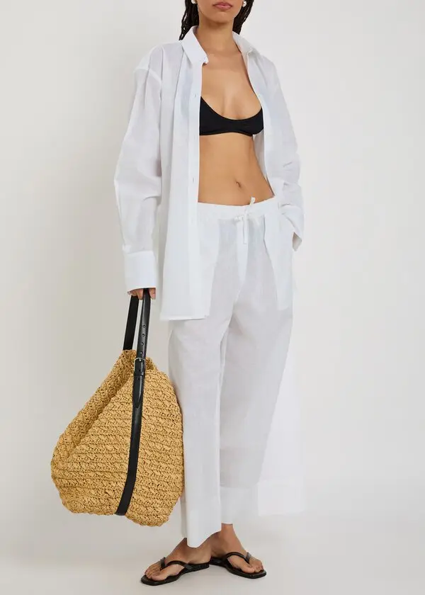 TOTEME Cotton And Linen-blend Shirt