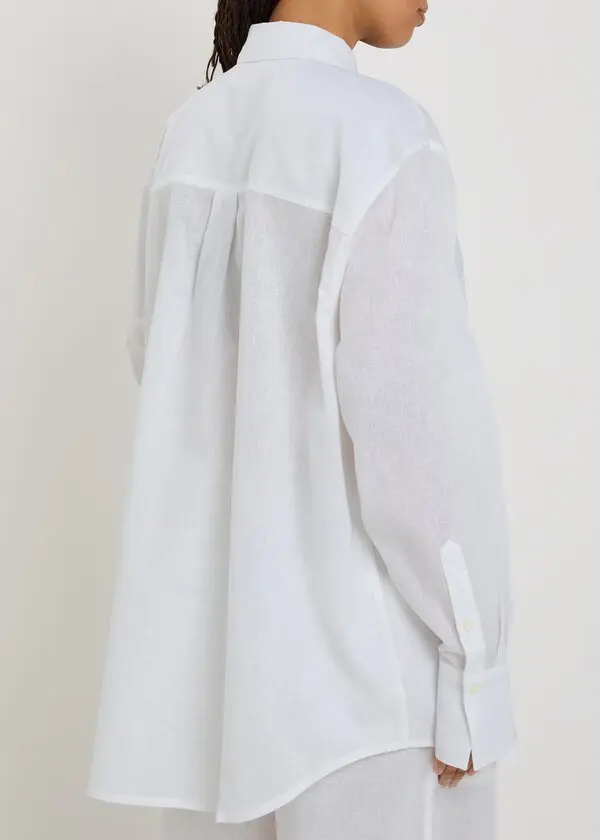 TOTEME Cotton And Linen-blend Shirt