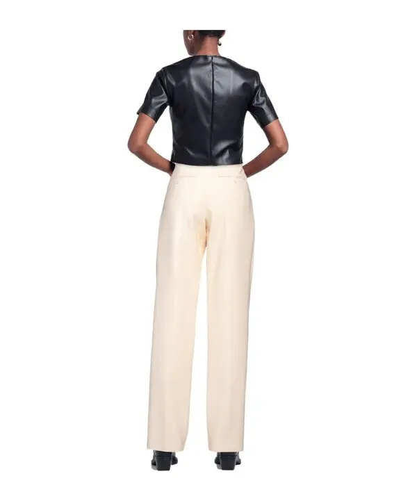 Sportmax High-waisted Straight-leg Pants
