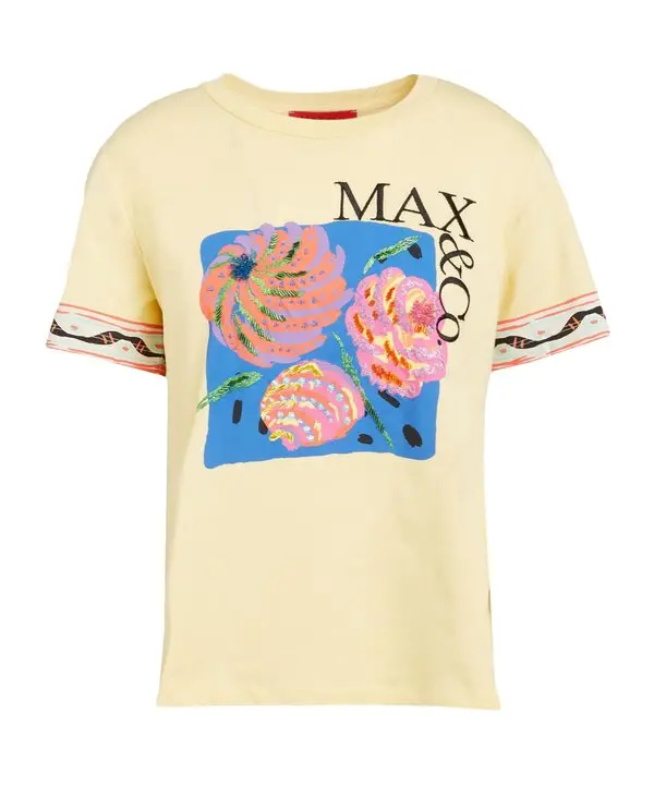 MAXCO. Max&co. Logo Crew Neck T-shirt