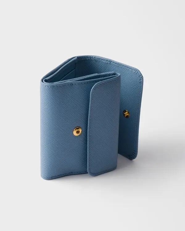 Prada Small Triangle-logo Leather Wallet