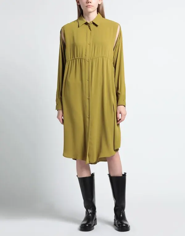 MAISON MARGIELA Solid Color Shirt Dress
