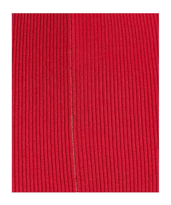Marni Solid Color Knitted Bodycon Dress