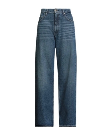 Rag & Bone Wide-leg Dark Wash Jeans - Blue