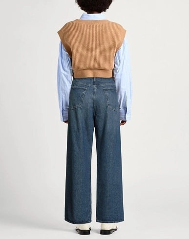 Rag & Bone Wide-leg Dark Wash Jeans - Blue