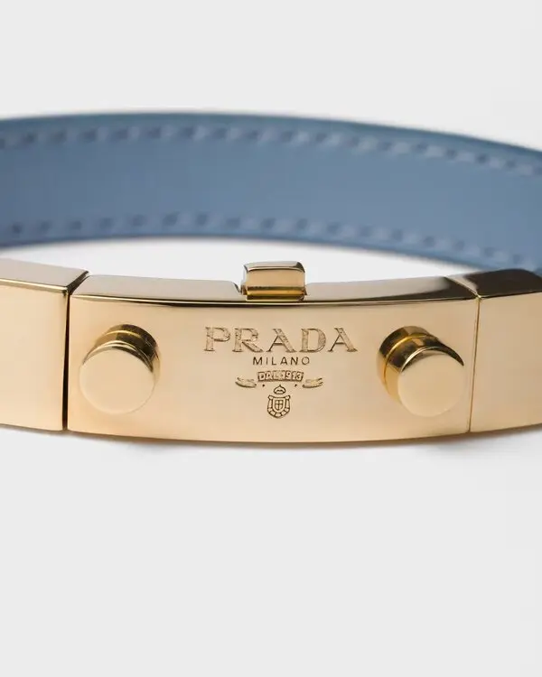 Prada Saffiano Leather Bracelet