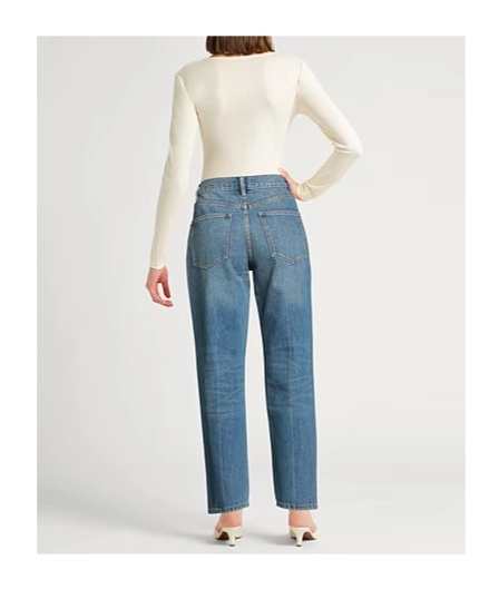 Tory Burch High-waisted Tapered Leg Jeans