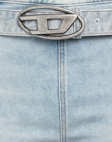 DIESEL® Medium Wash Denim Shorts With Belt Detail