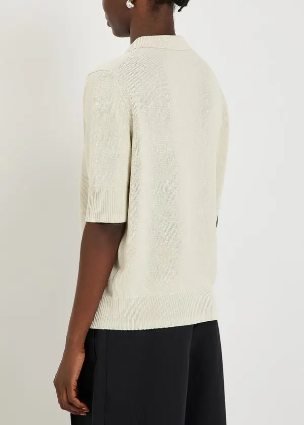 Studio Nicholson Fine Knit Polo Shirt