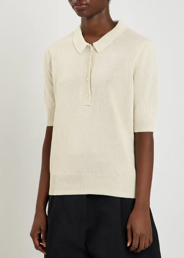 Studio Nicholson Fine Knit Polo Shirt