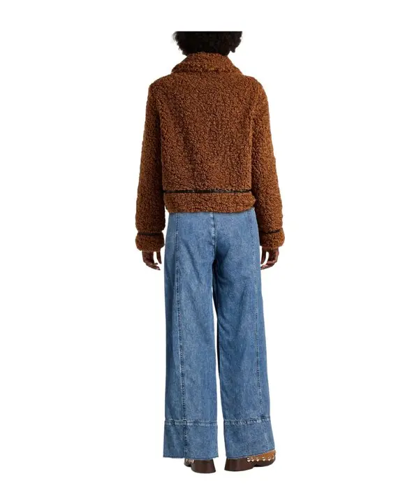 Rag & Bone Wide-leg Denim Trousers With Embroidered Logo