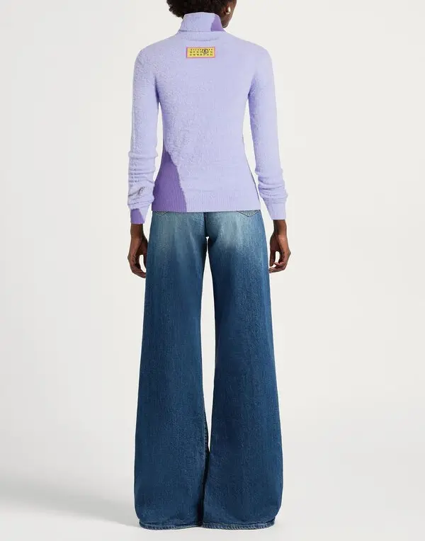 MAISON MARGIELA Solid Color Lightweight Knit Sweater