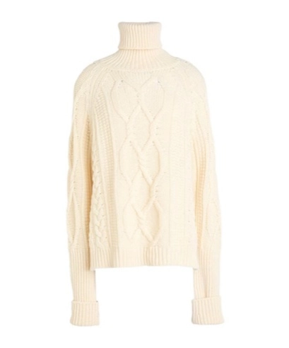 MAXCO. Cable Knit Turtleneck Sweater