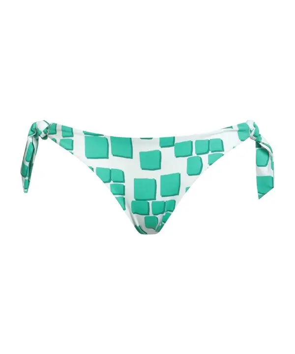 Max Mara Checked Bikini Bottoms - Green