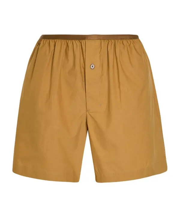 LEMAIRE Cotton-silk Blend Shorts