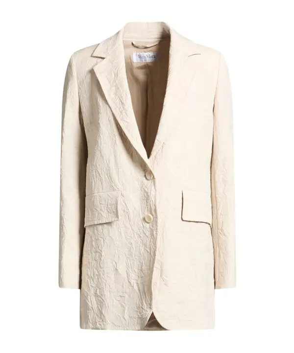 Max Mara Single-breasted Wool Suit Jacket