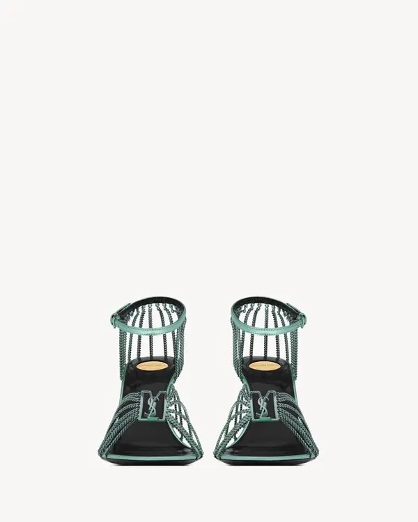 Saint Laurent Babylone Open-toe High-heeled Sandals