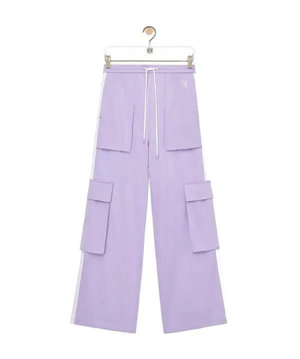 Loewe Cargo Tracksuit Trousers In Technical Jersey