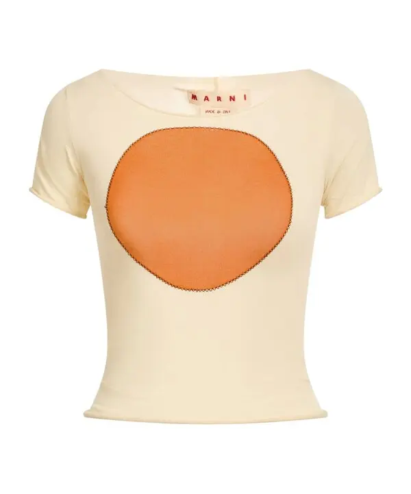 Marni Two-tone Jersey T-shirt