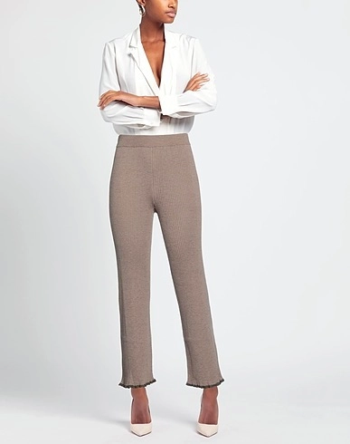 MAISON MARGIELA Ribbed Knit Flared Trousers