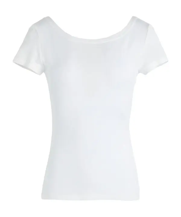 MAXCO. Short Sleeve Boat Neck T-shirt