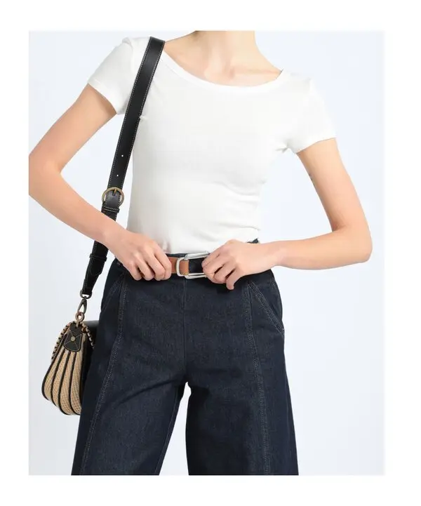 MAXCO. Short Sleeve Boat Neck T-shirt