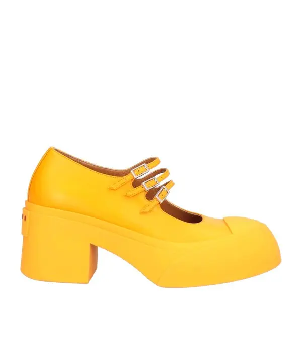 Marni Round Toe Chunky High Heels